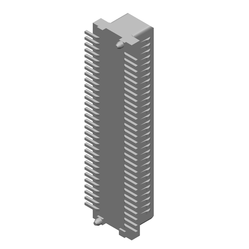 WR-60SB-VF-N1 footprint, schematic symbol and 3D model by JAE