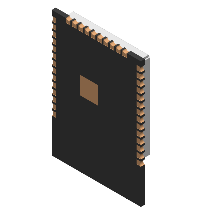 Esp32 Wroom 32d M113dh3200ph3q0 Footprint Schematic Symbol And 3d Model By Espressif Systems