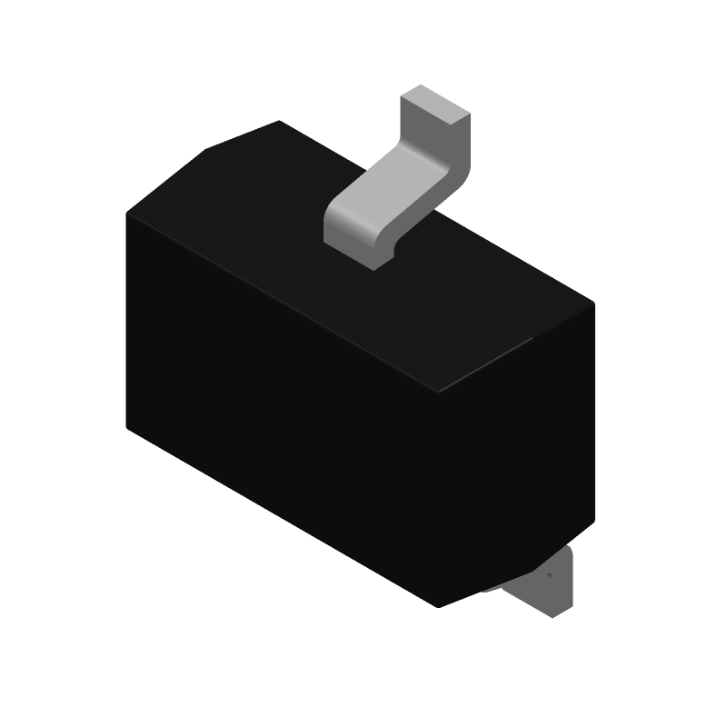 DTC143ZUA-TP footprint, schematic symbol and 3D model by MCC