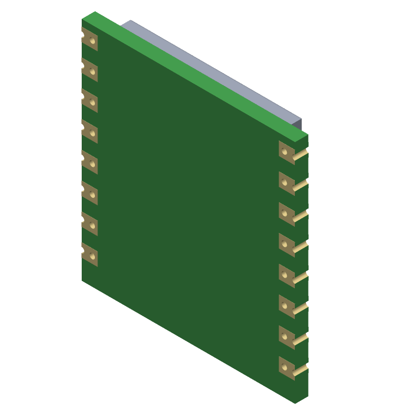 ESP8266 ESP-07 footprint, schematic symbol and 3D model by Ai-Thinker