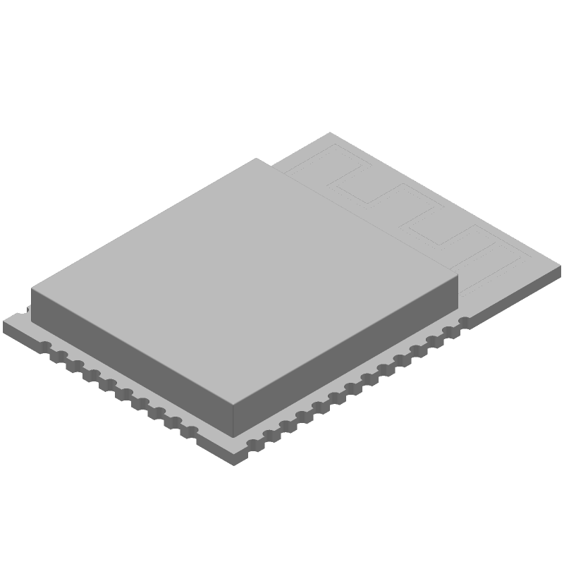 Esp32 Wrover Ib Footprint Schematic Symbol And 3d Model By Espressif Systems