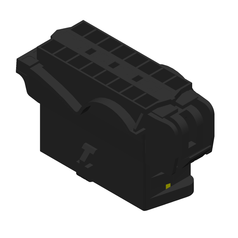 13800154 footprint, schematic symbol and 3D model by Aptiv