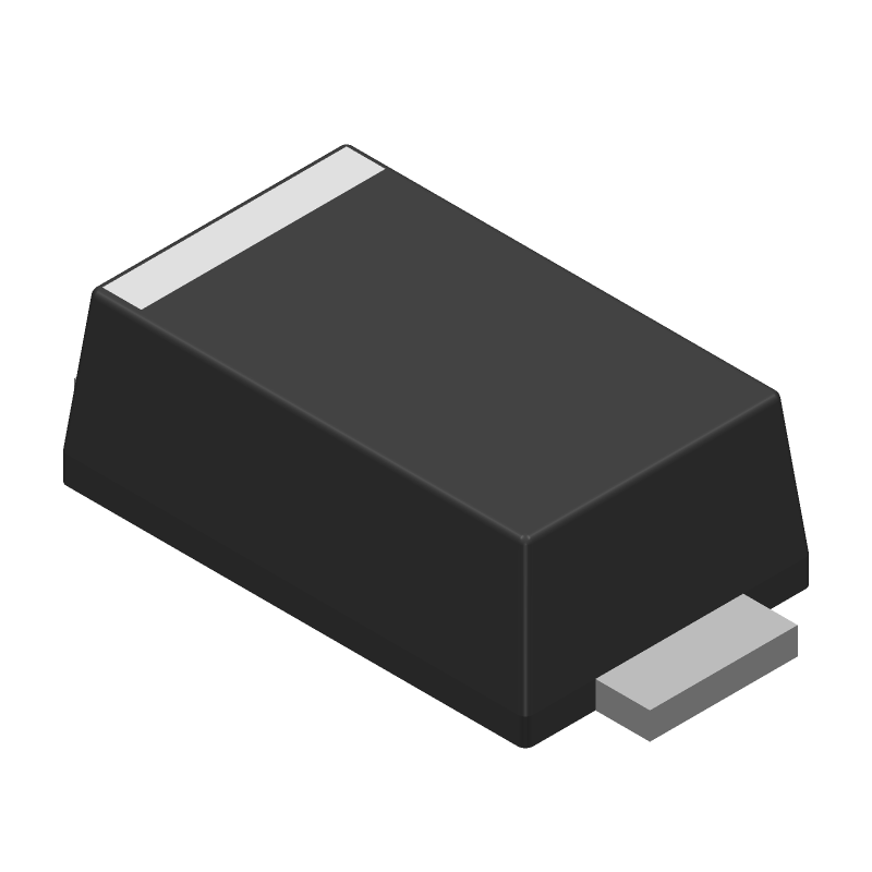 TPSMF4L60A footprint, schematic symbol and 3D model by LITTELFUSE