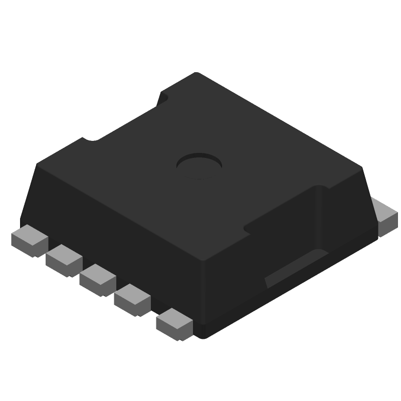 IAUA210N10S5N024AUMA1 footprint, schematic symbol and 3D model by Infineon