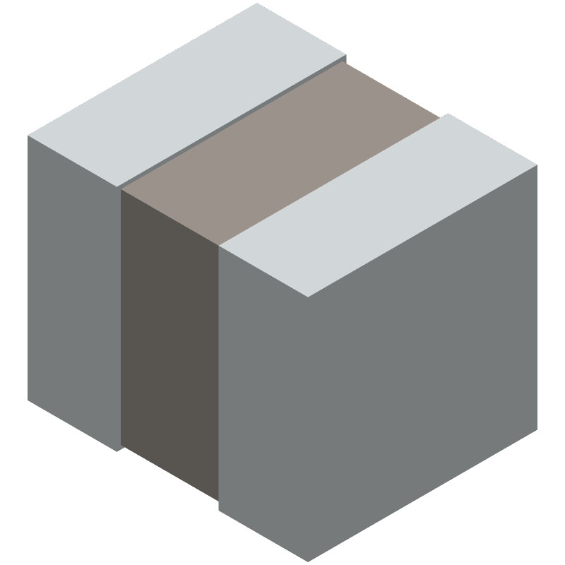 L0806C220MDWST footprint, schematic symbol and 3D model by KEMET