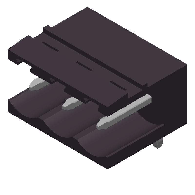 1155040000 footprint, schematic symbol and 3D model by Weidmüller