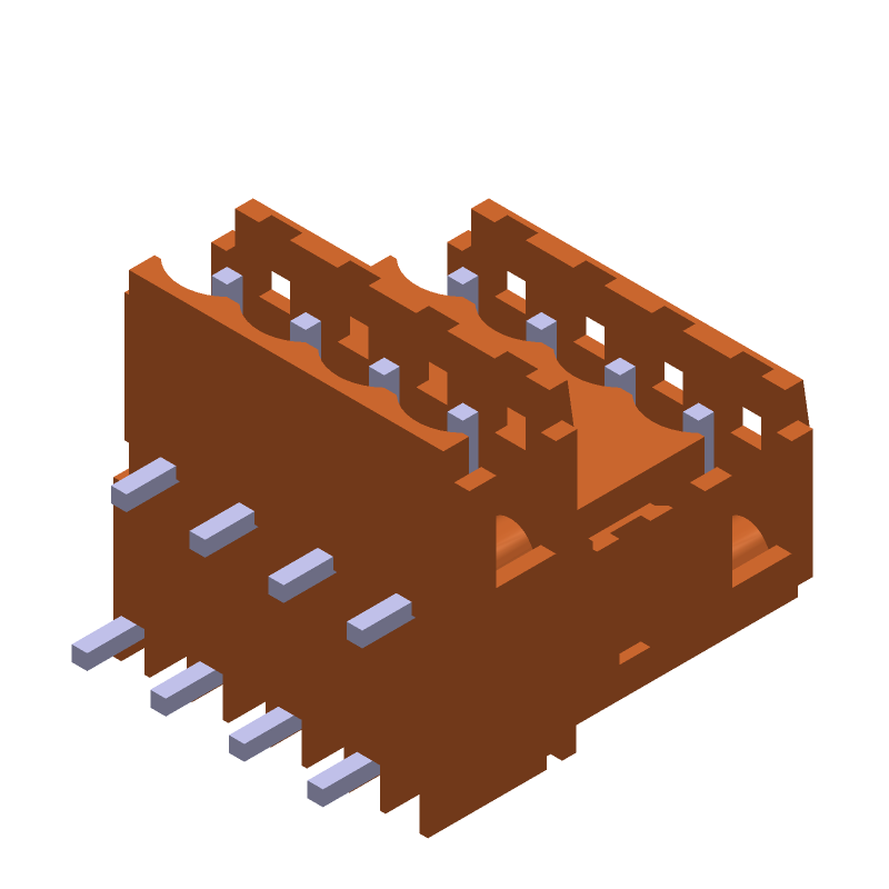 1726300000 footprint, schematic symbol and 3D model by Weidmüller
