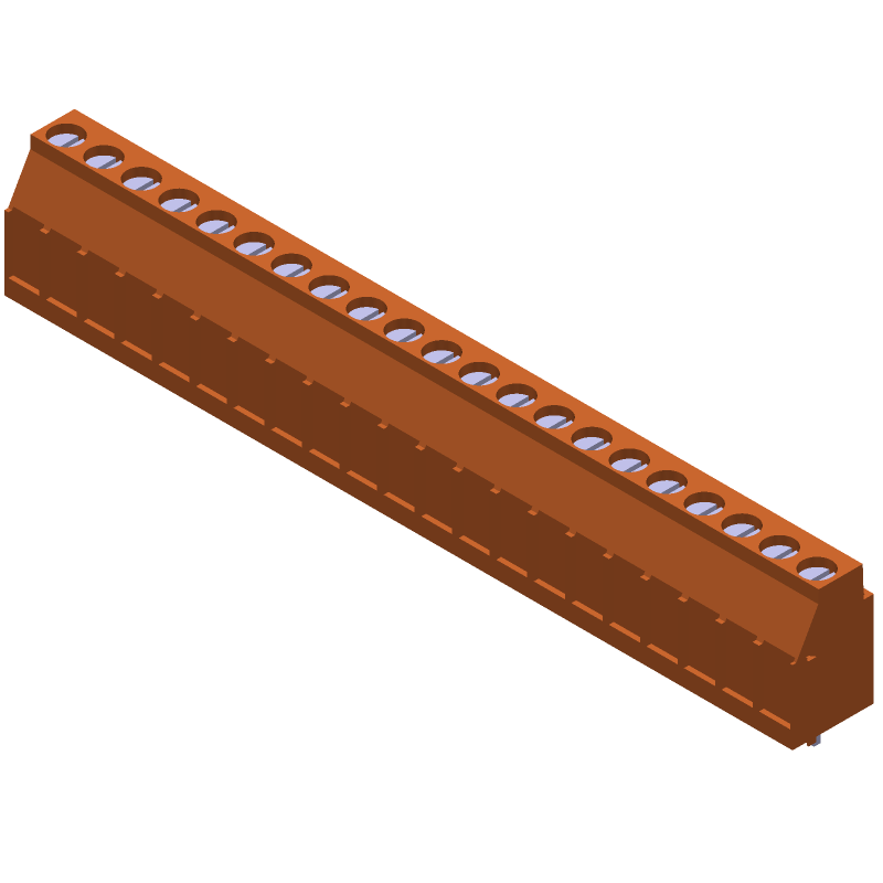 1002020000 footprint, schematic symbol and 3D model by Weidmüller