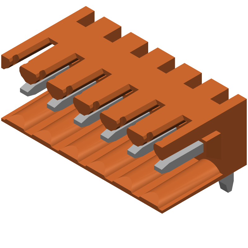 1597250000 footprint, schematic symbol and 3D model by Weidmüller