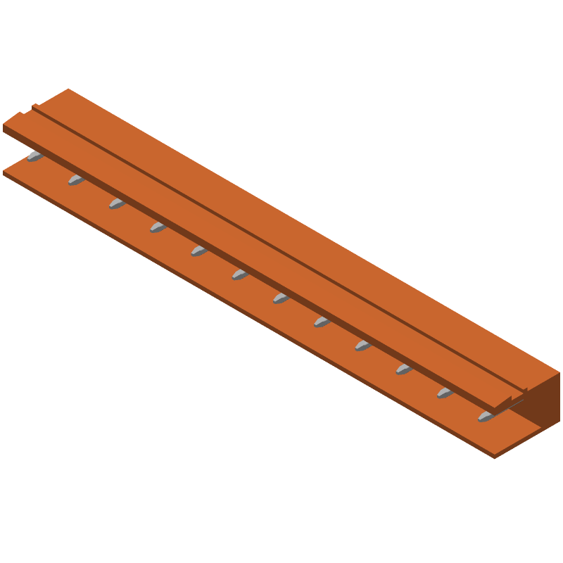 1628460000 footprint, schematic symbol and 3D model by Weidmüller