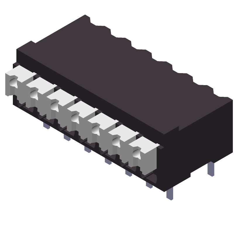 1875100000 footprint, schematic symbol and 3D model by Weidmüller
