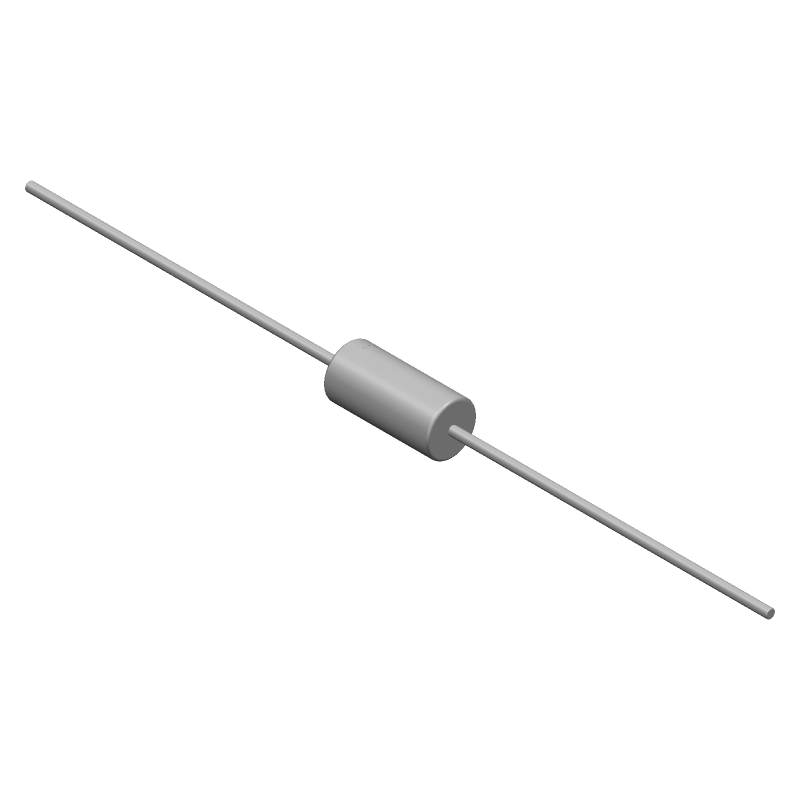 P5KE13A-BP footprint, schematic symbol and 3D model by MCC
