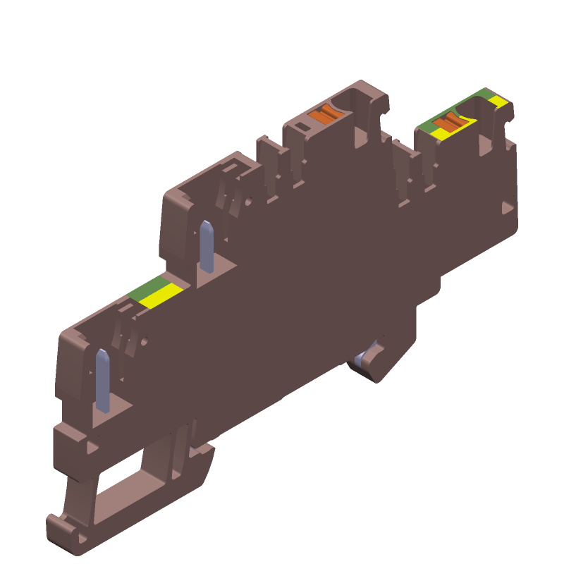 1548130000 footprint, schematic symbol and 3D model by Weidmüller