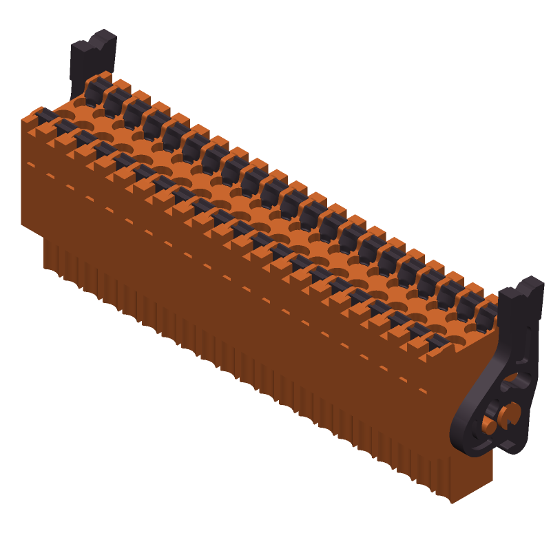 2558640000 footprint, schematic symbol and 3D model by Weidmüller