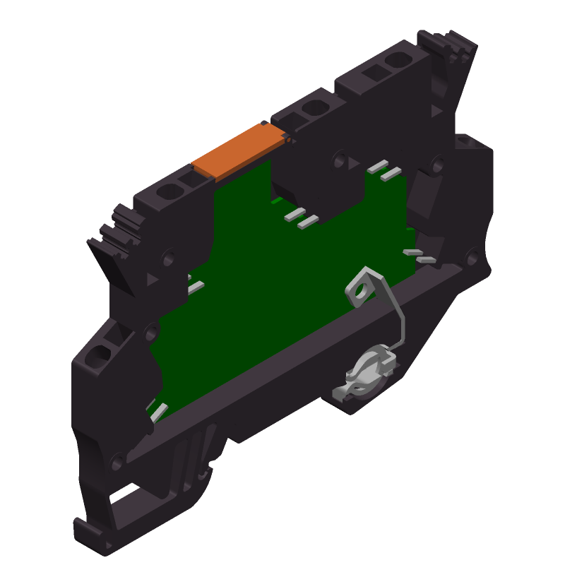 8948600000 footprint, schematic symbol and 3D model by Weidmüller