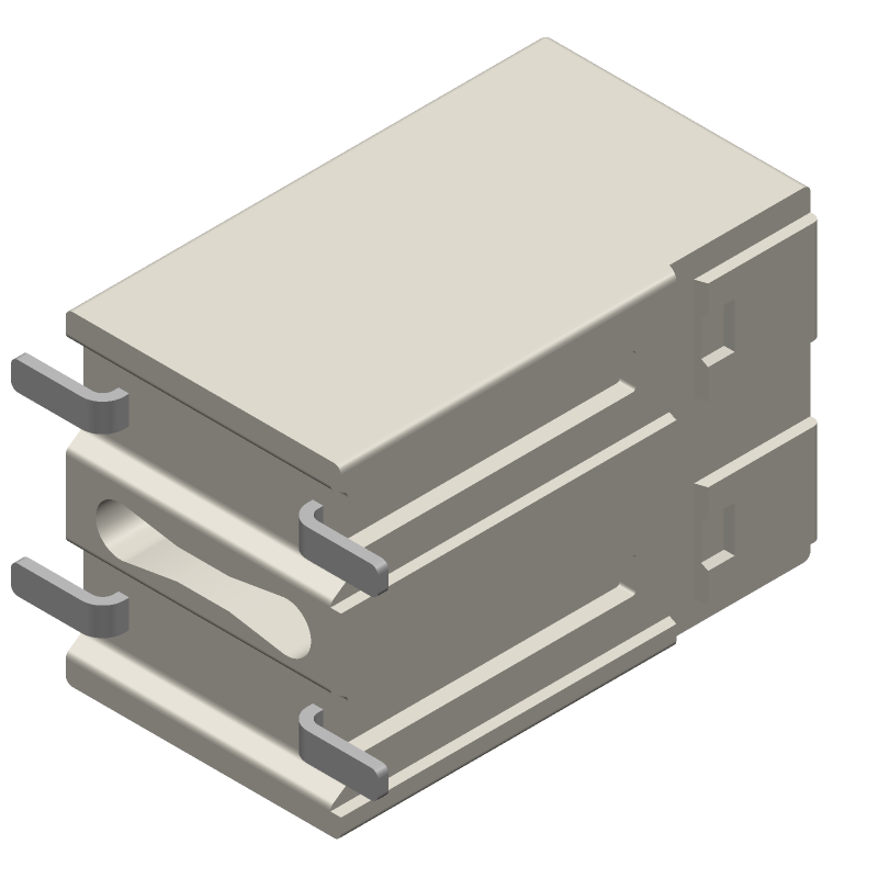 2086-3102/700-650/997-604 footprint, schematic symbol and 3D model by Wago