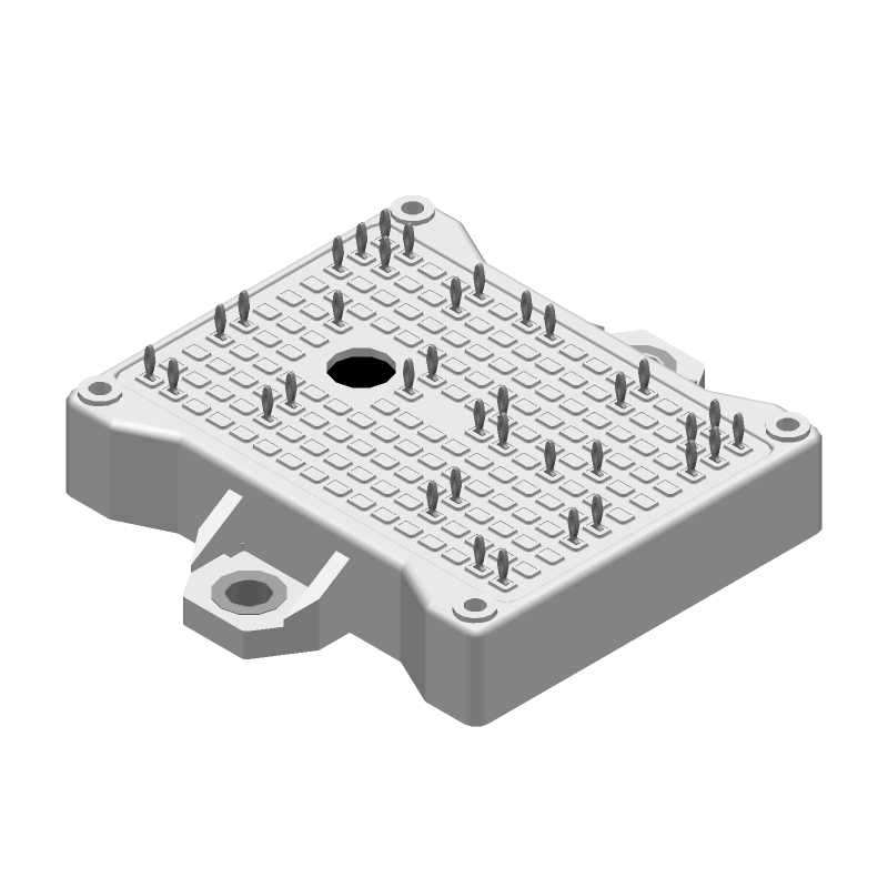 GCMX010A120B3B1P footprint, schematic symbol and 3D model by SemiQ