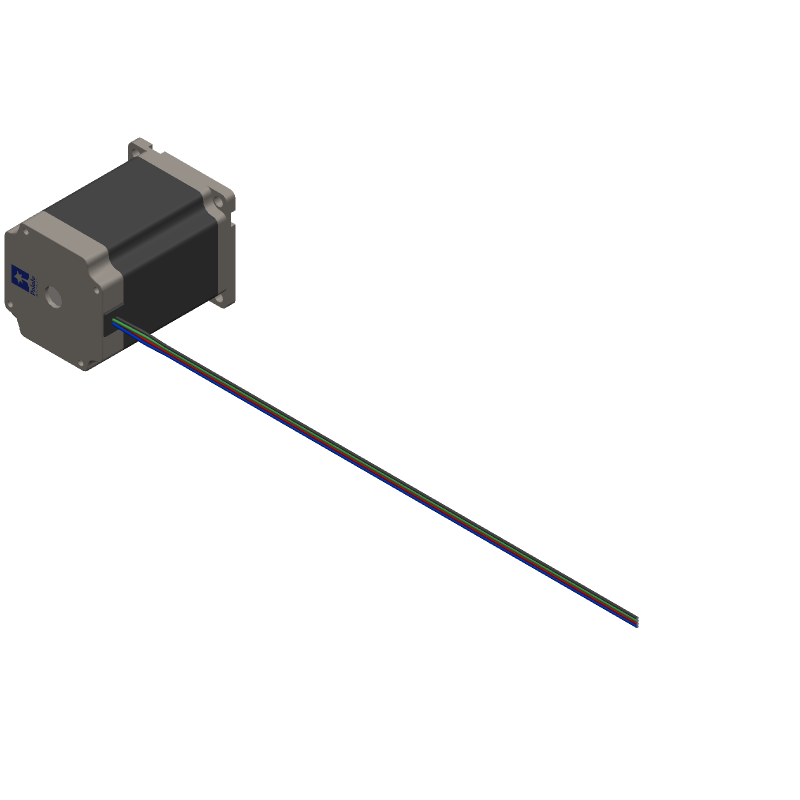 STEPPER MOTOR: BIPOLAR 57×76MM 3.2V footprint, schematic symbol and 3D ...