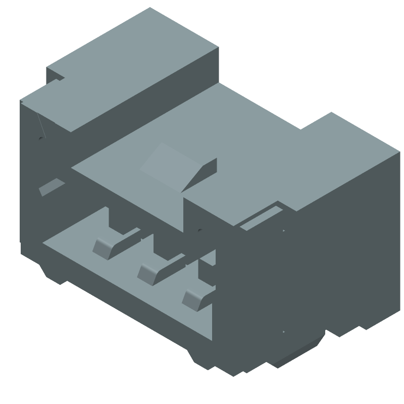 5055670352 footprint, schematic symbol and 3D model by Molex