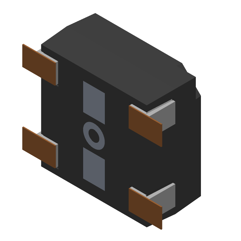 WS2812B-B footprint, schematic symbol and 3D model by Worldsemi