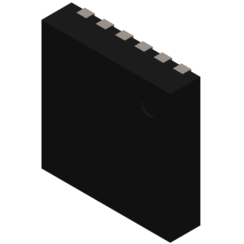 LTC4352CDDPBF footprint, schematic symbol and 3D model by Analog Devices