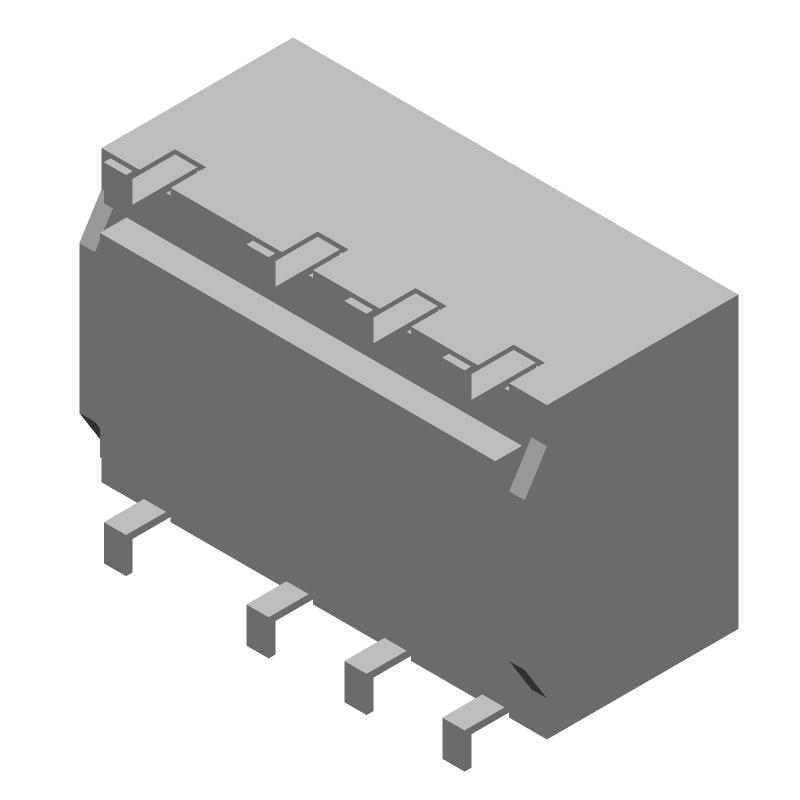 G6K-2F-Y DC5 footprint, schematic symbol and 3D model by OMRON Electronics