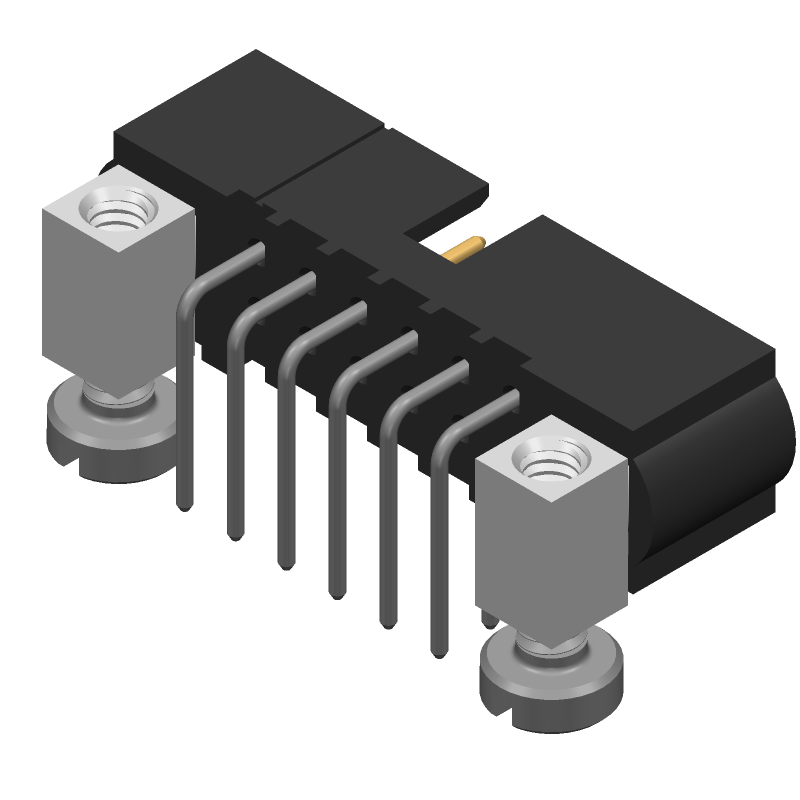 M80-5401242 footprint, schematic symbol and 3D model by Harwin