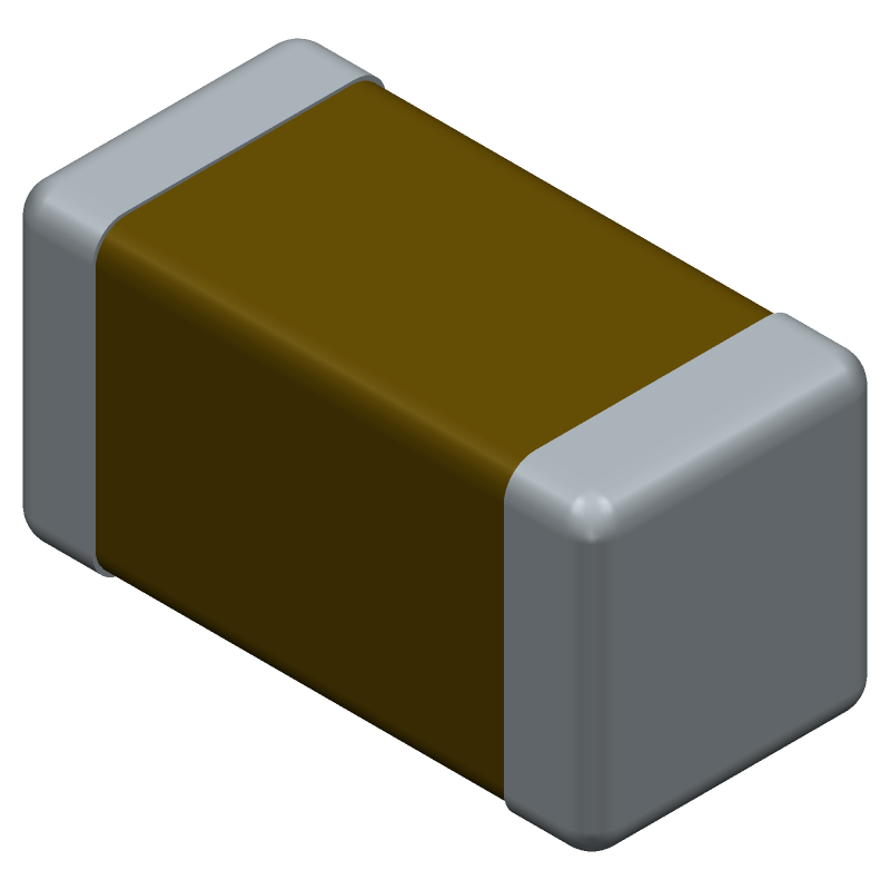 VJ1206A103GXXTW1BC footprint, schematic symbol and 3D model by Vishay