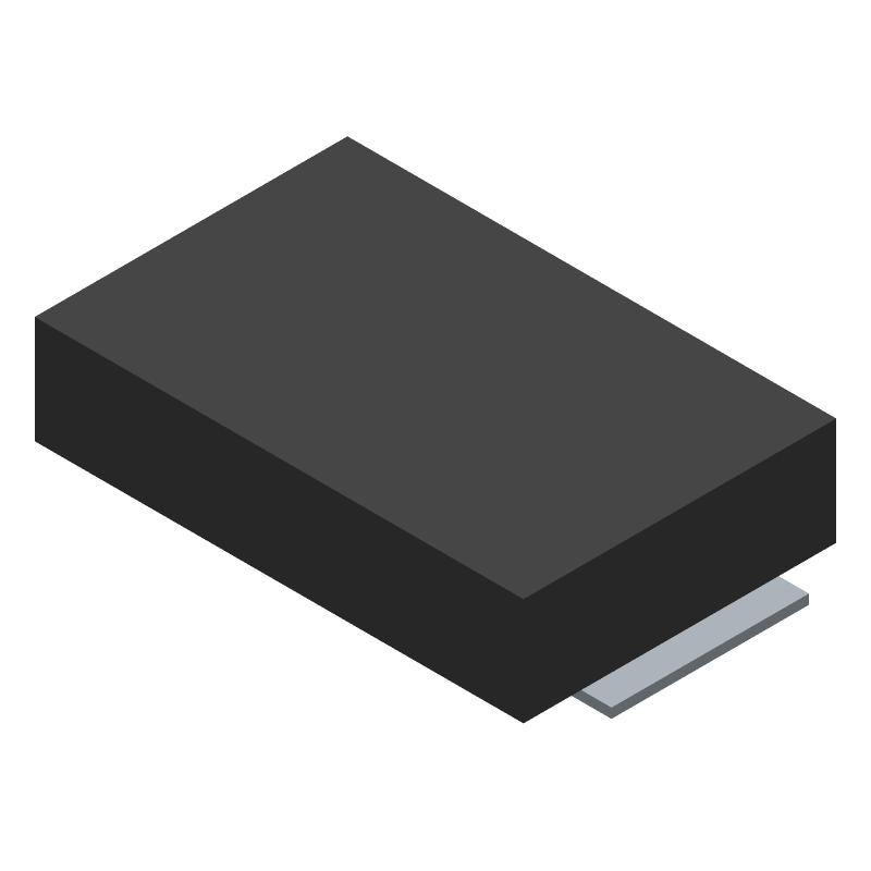 ECS-200-8-30Q-AES-TR footprint, schematic symbol and 3D model by ECS