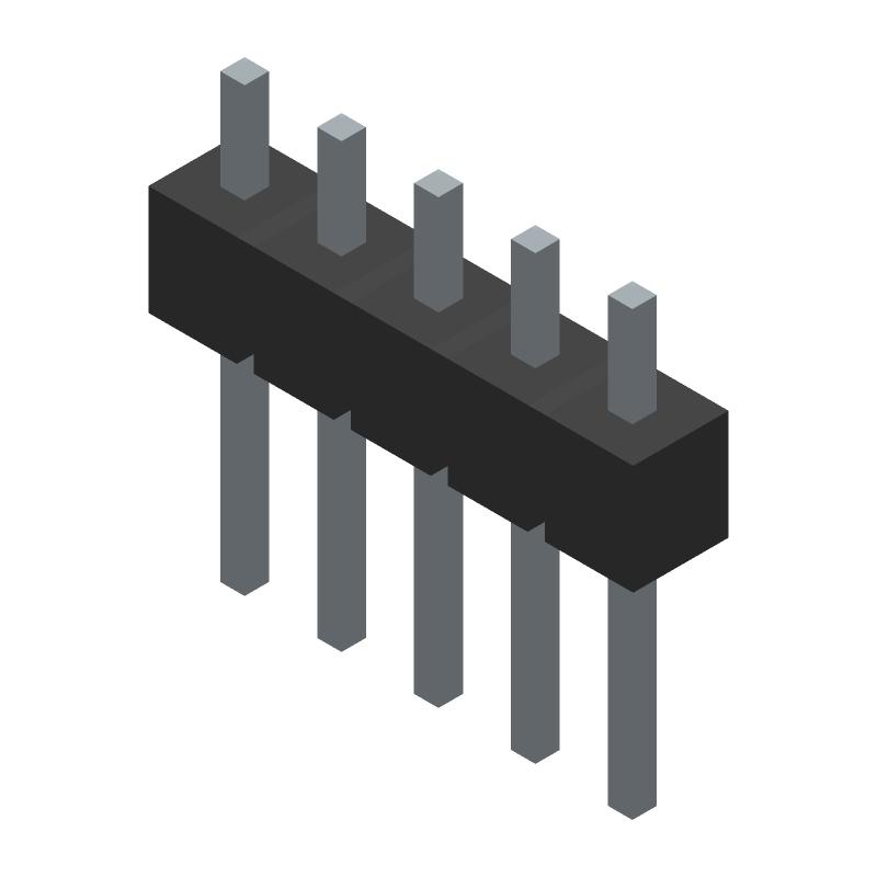 DS1021-1*5SF11-B footprint, schematic symbol and 3D model by Connfly