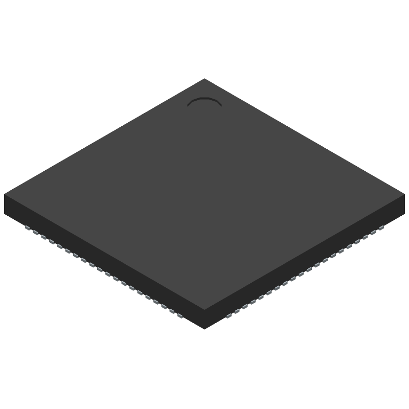 RP2354B footprint, schematic symbol and 3D model by RASPBERRY-PI