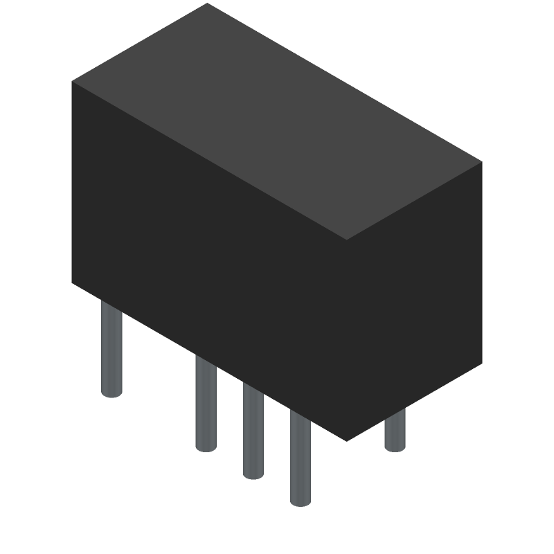 G6S-2-Y-DC3 footprint, schematic symbol and 3D model by OMRON Electronics