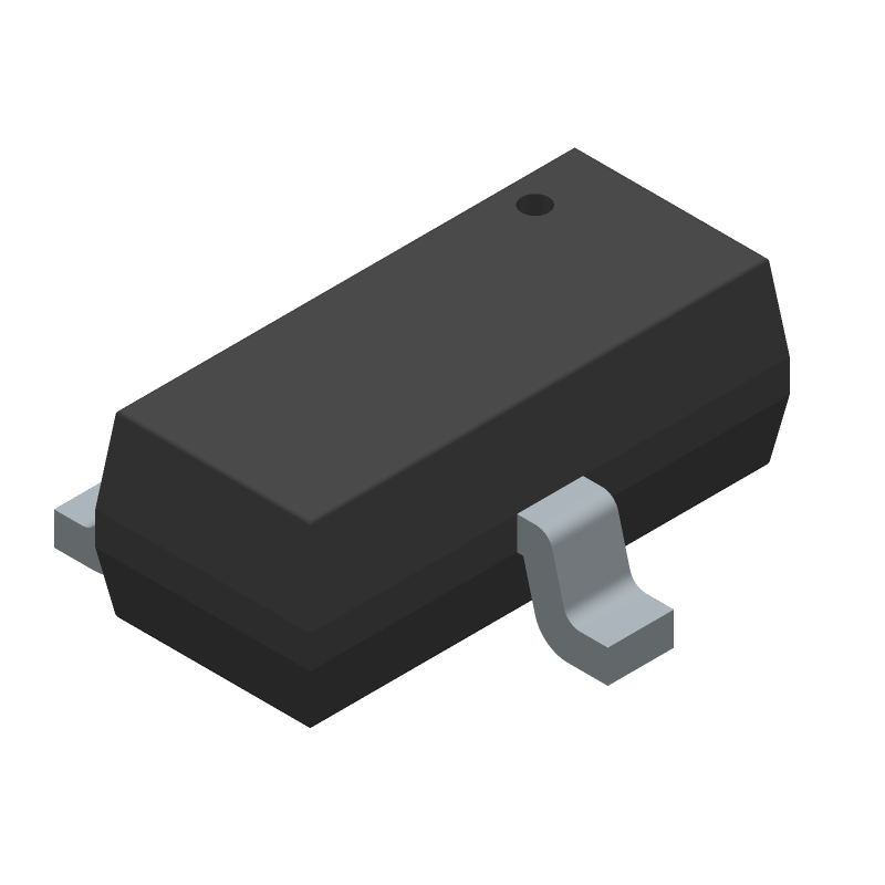 S8050 footprint, schematic symbol and 3D model by Yenji Elec