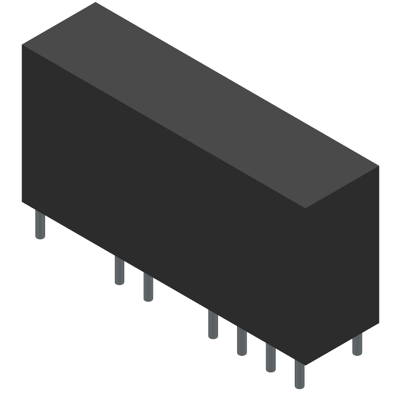 G7SA-4A2B-DC24 footprint, schematic symbol and 3D model by OMRON ...