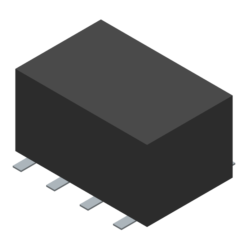 G6K-2F-DC4.5 footprint, schematic symbol and 3D model by OMRON Electronics