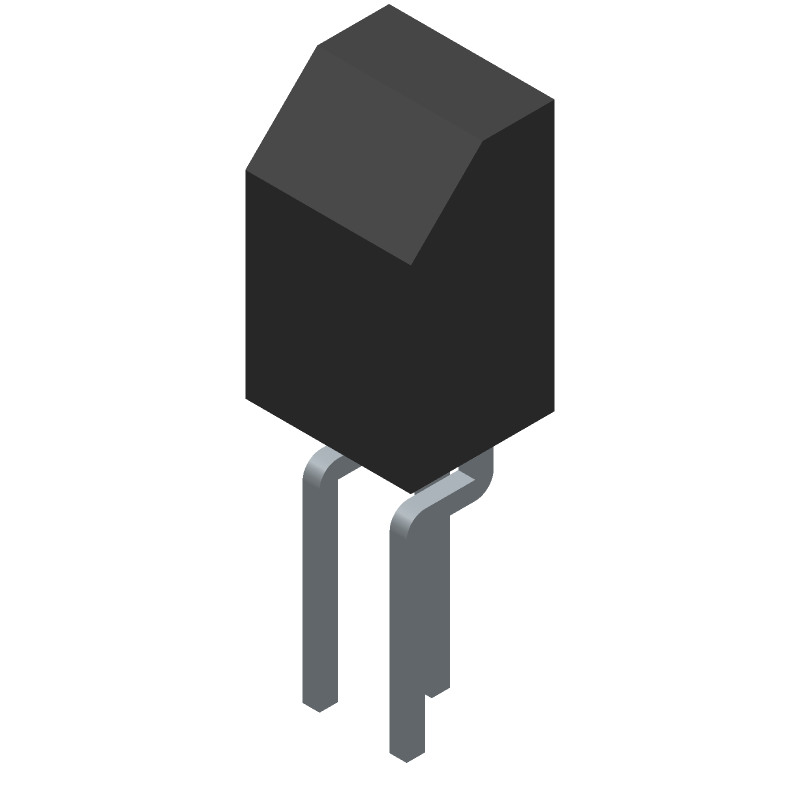 BC547B footprint, schematic symbol and 3D model by onsemi
