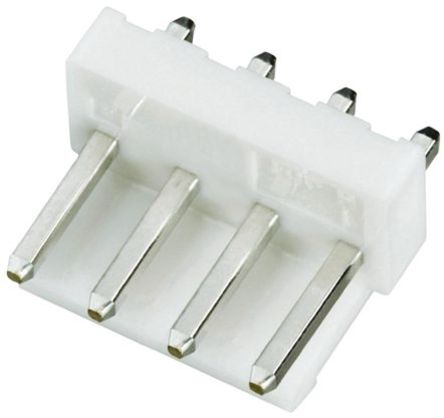 B4P-VH(LF)(SN) footprint, schematic symbol and 3D model by JST (JAPAN SOLDERLESS TERMINALS)
