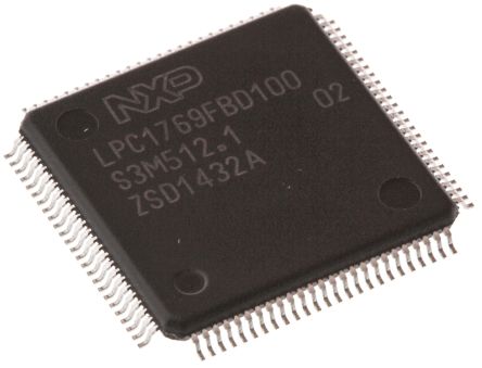 LPC1769FBD100 footprint, schematic symbol and 3D model by NXP