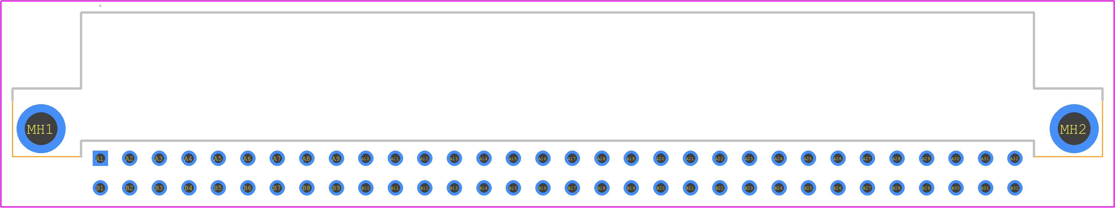 XC5F-6422 footprint, schematic symbol and 3D model by OMRON Electronics