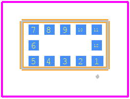 VL53L0X footprint, schematic symbol and 3D model by STMicroelectronics