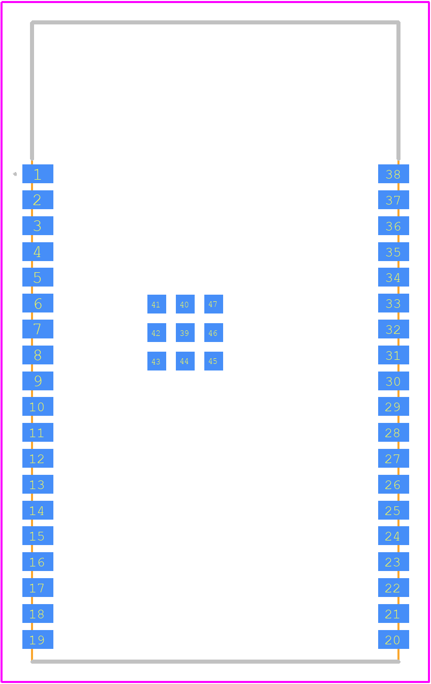 Esp32 Wrover Ie N4r8 Footprint Schematic Symbol And 3d Model By Espressif Systems