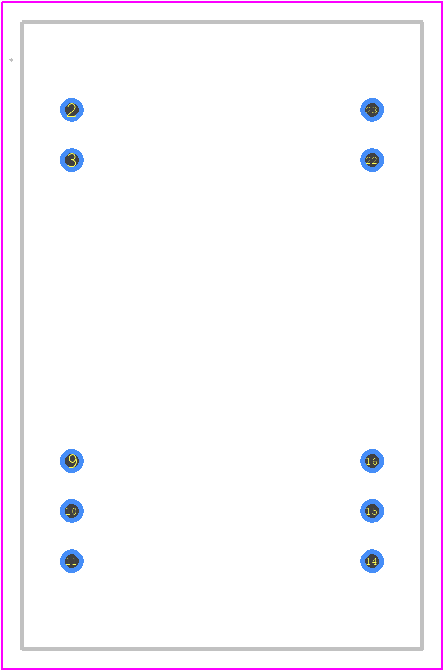 EC3A31H-E footprint, schematic symbol and 3D model by Cincon