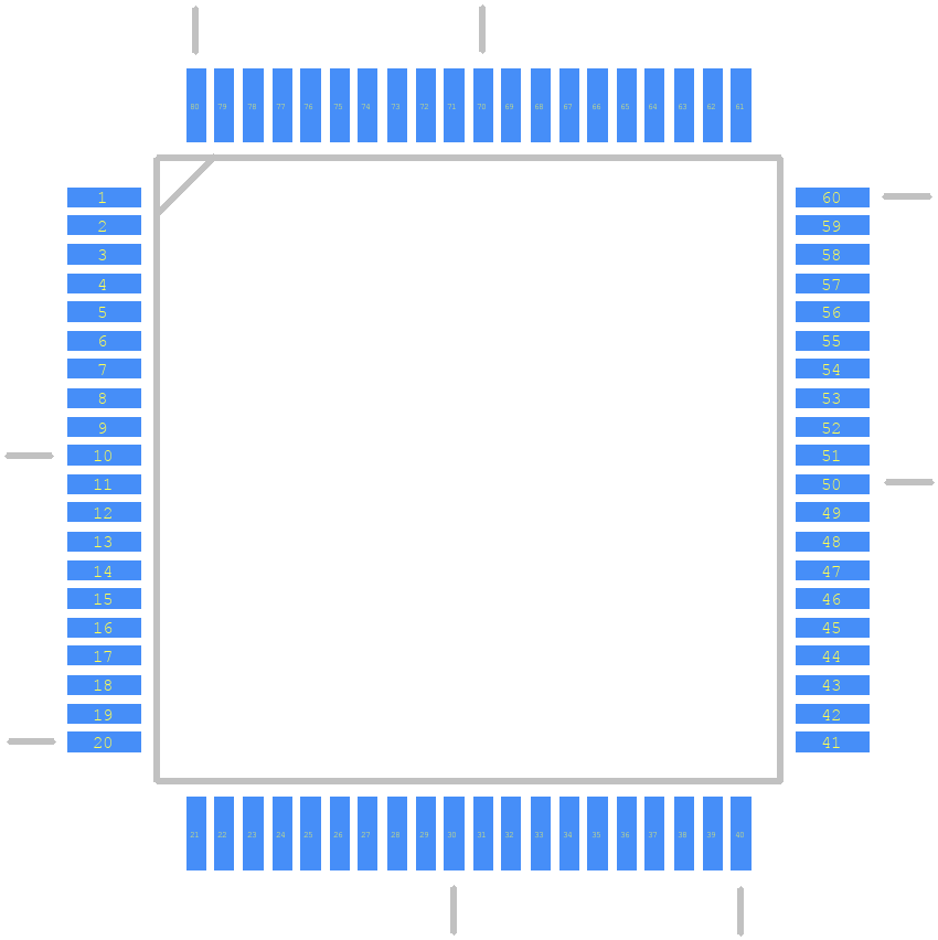 MC9S12XEQ512CAA footprint, schematic symbol and 3D model by NXP