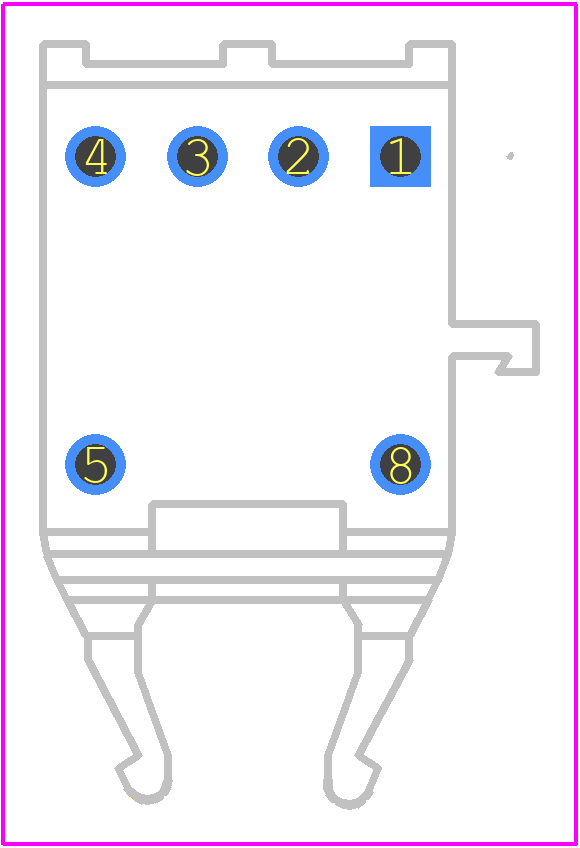 HFBR-1521Z footprint, schematic symbol and 3D model by Avago Technologies