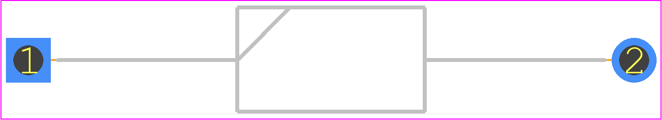 1N5822 footprint, schematic symbol and 3D model by STMicroelectronics