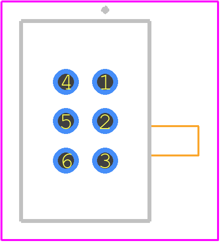 SS22SBH2 footprint, schematic symbol and 3D model by NKK Switches