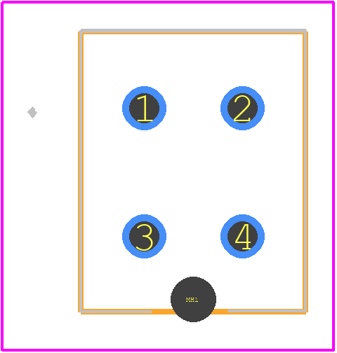 1722981104 footprint, schematic symbol and 3D model by Molex