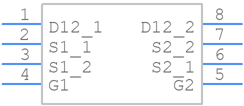 FS8205A footprint, schematic symbol and 3D model by Fortune ...