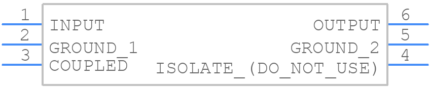 ADC-10-1R+ footprint, schematic symbol and 3D model by Mini-Circuits