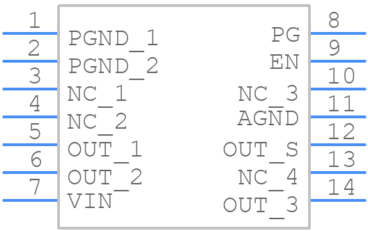 MPM3810GQB-33-Z footprint, schematic symbol and 3D model by Monolithic ...
